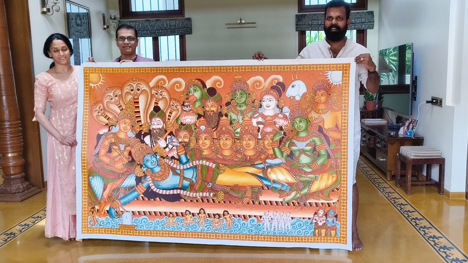 Works - Sreenath S Thampi Kerala Mural